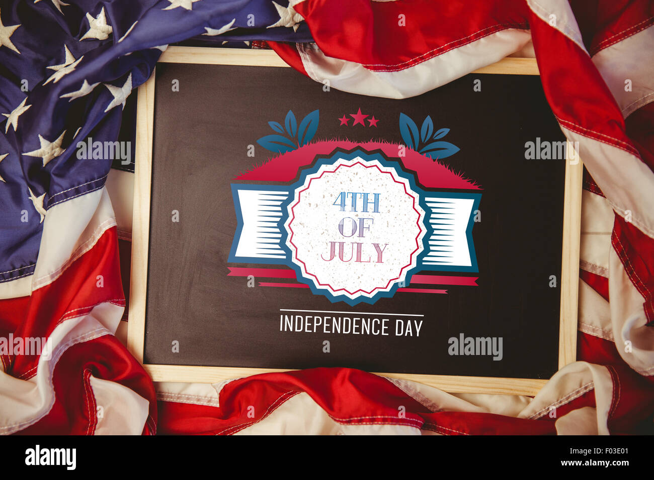 Composite image of independence day graphic Stock Photo - Alamy