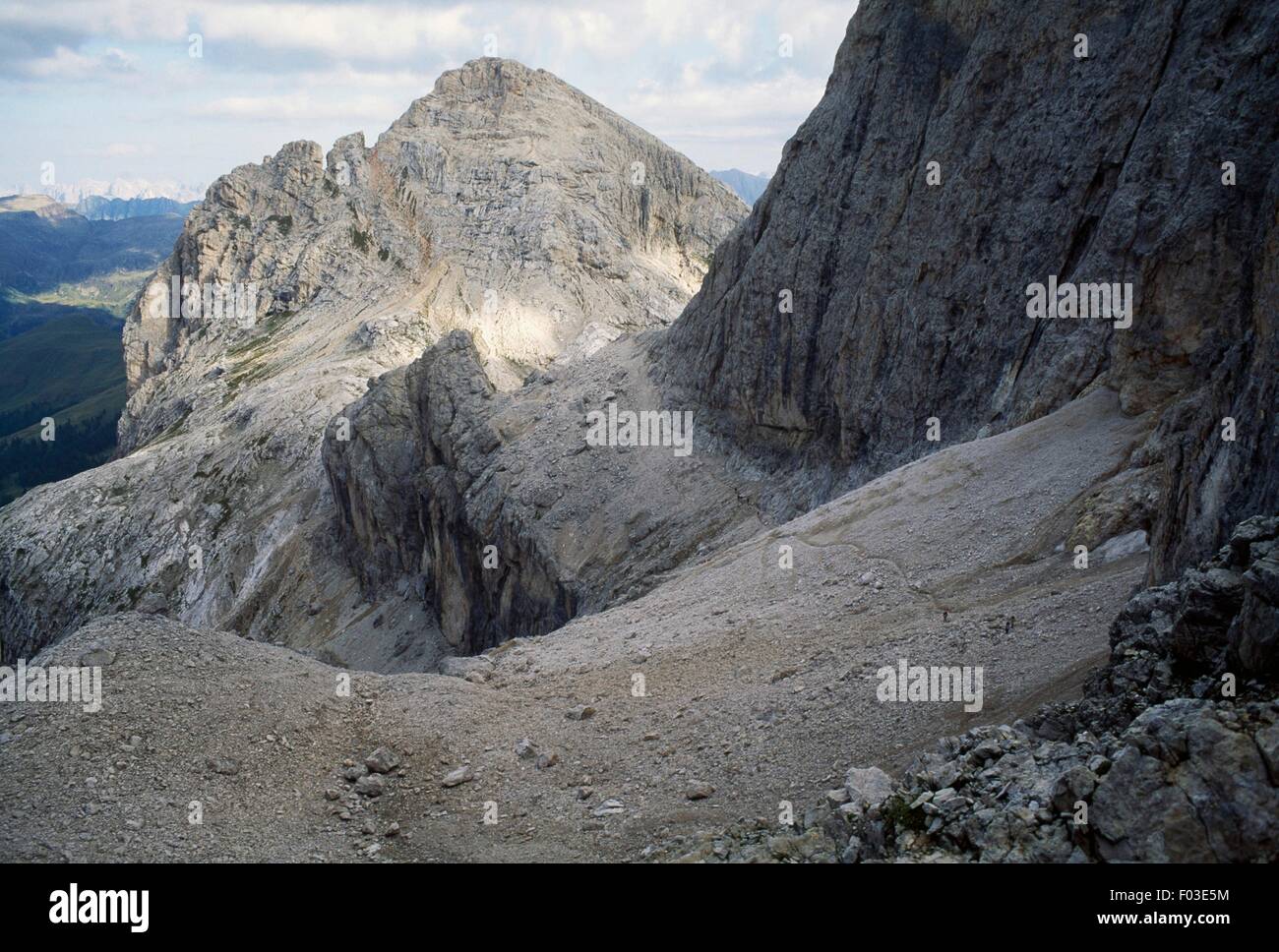 Mount Mulaz at the border of Trentino-Alto Adige, Dolomites (UNESCO ...