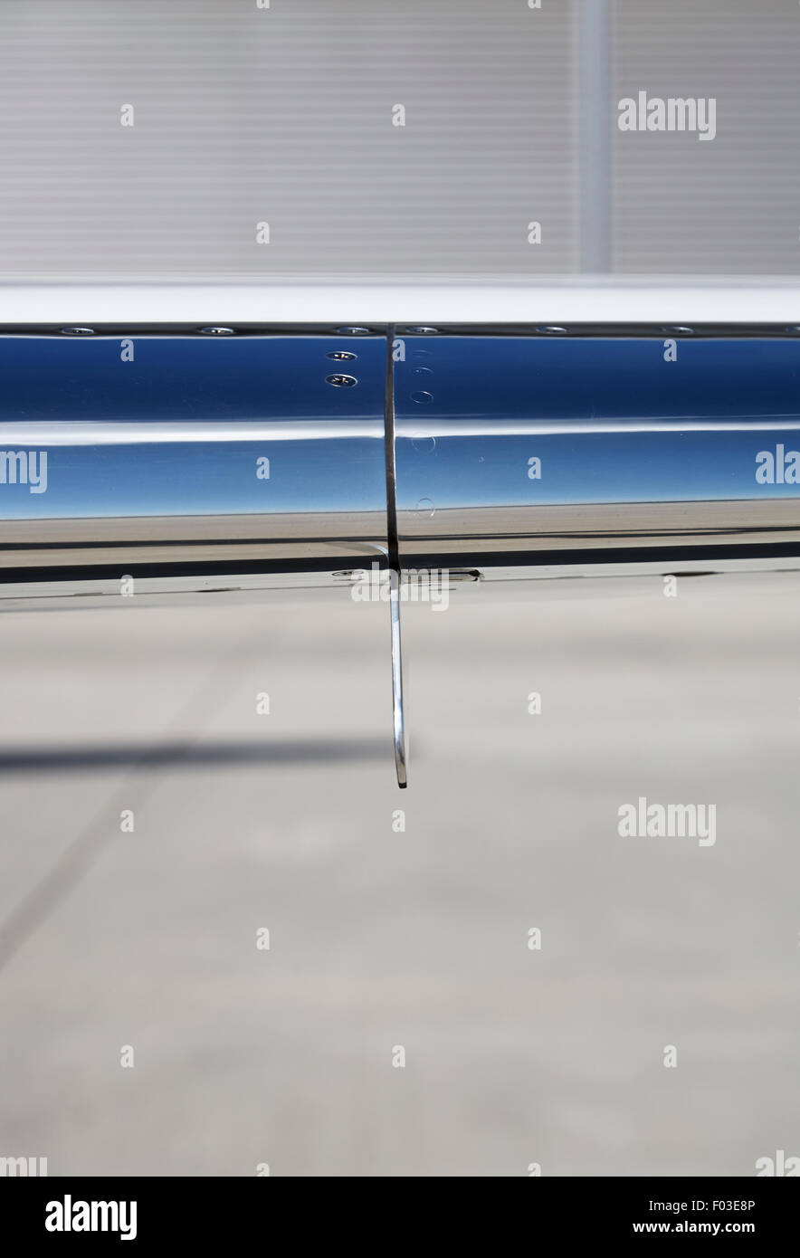 Closeup of a wing section on an aircraft Stock Photo - Alamy