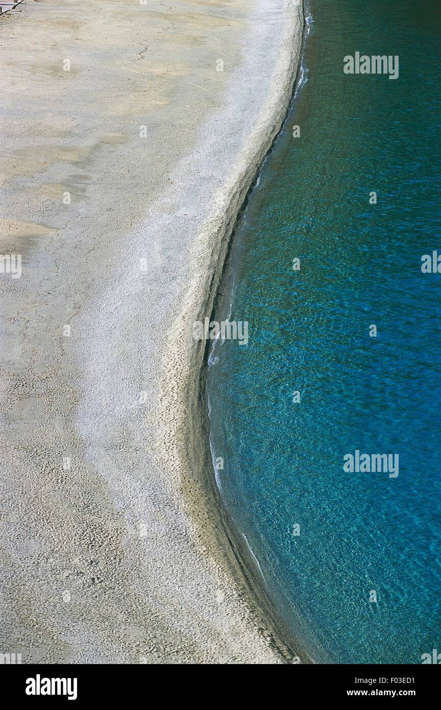 View of Scilla beach from Ruffo castle, Calabria, Italy Stock Photo - Alamy