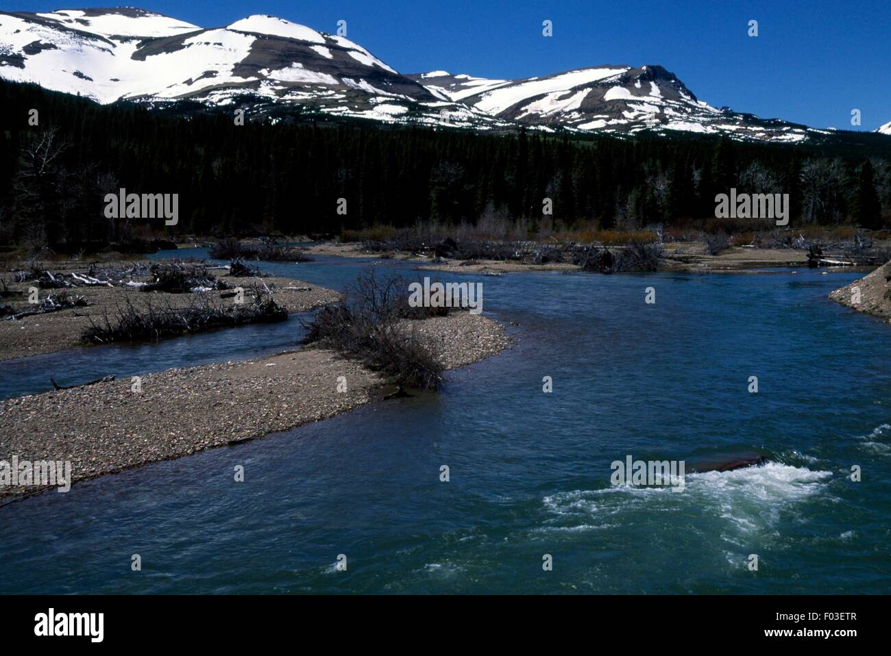 Two Medicine River, Glacier National Park (UNESCO World Heritage List ...