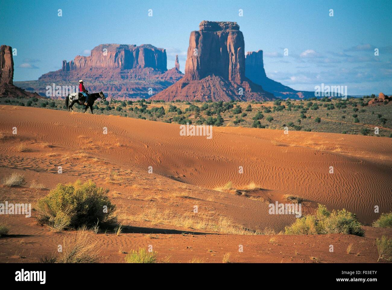 United States of America - Arizona, Utah - Monument Valley. Gypsum ...