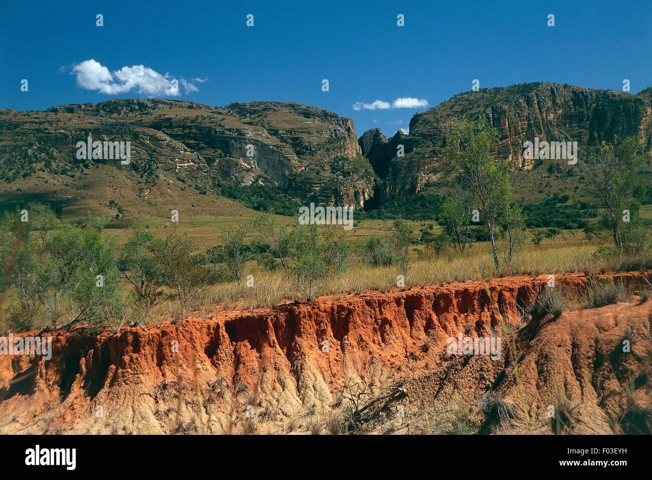 Madagascar - Ranohira - Isalo National Park - The massif of the Isalo ...
