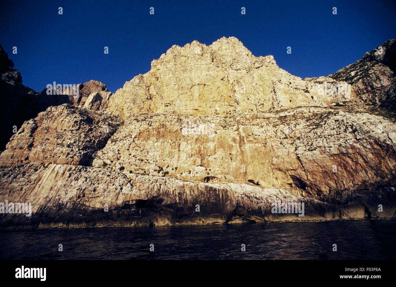 White Cove, island of Marettimo, Egadi islands, Sicily, Italy Stock ...