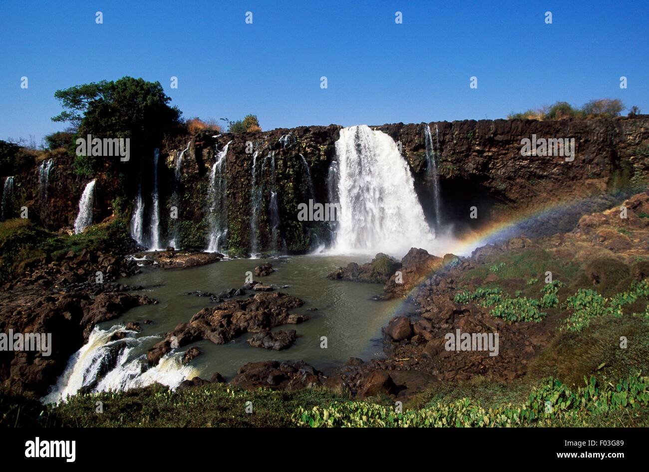 Blue nile falls tis issat hi-res stock photography and images - Alamy