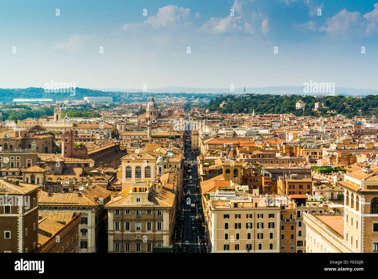 Rome skyline. Italy Stock Photo - Alamy