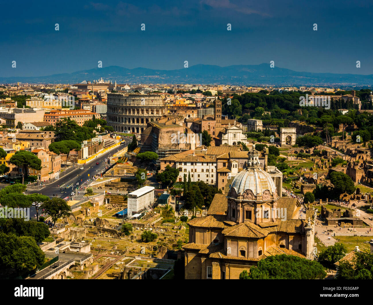 Colosseum aerial hi-res stock photography and images - Alamy