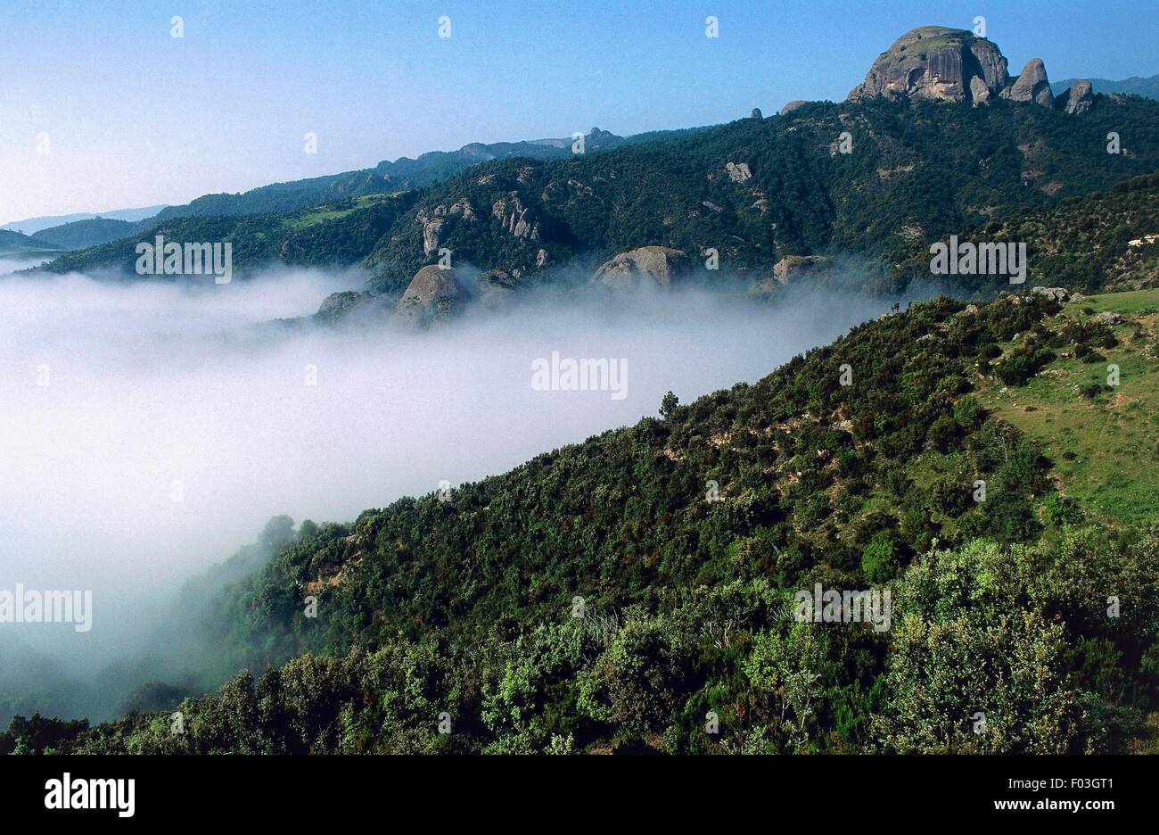 Pietra Cappa rock, Aspromonte National Park, Calabria, Italy Stock ...