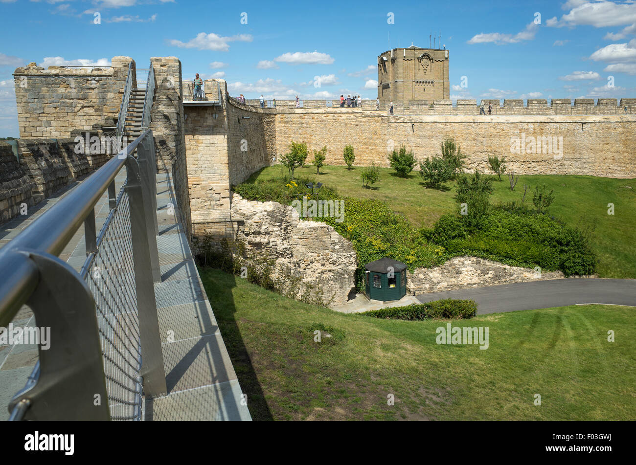 Lincoln castle, England Stock Photo - Alamy