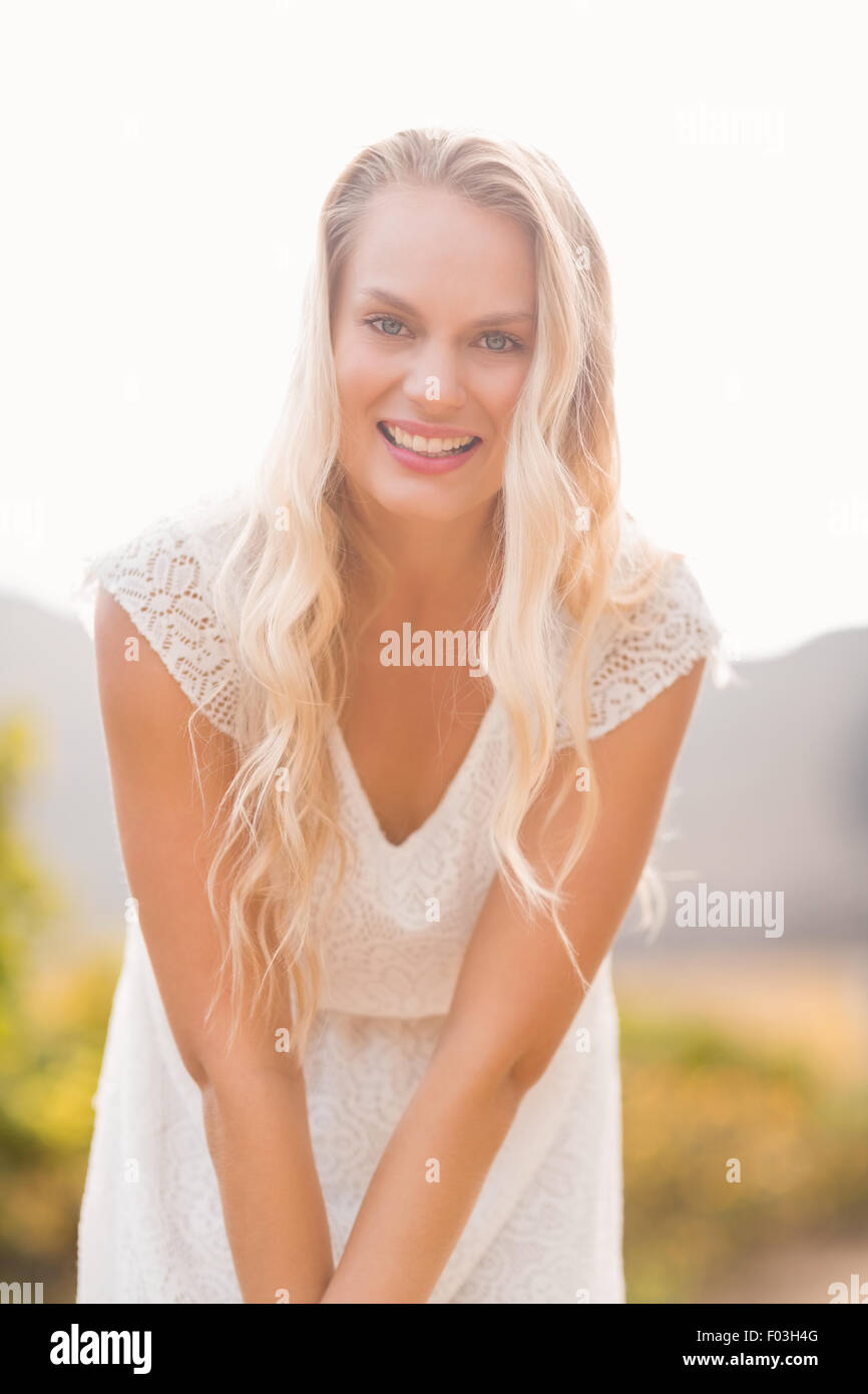 Woman bending over camera hi-res stock photography and images - Alamy