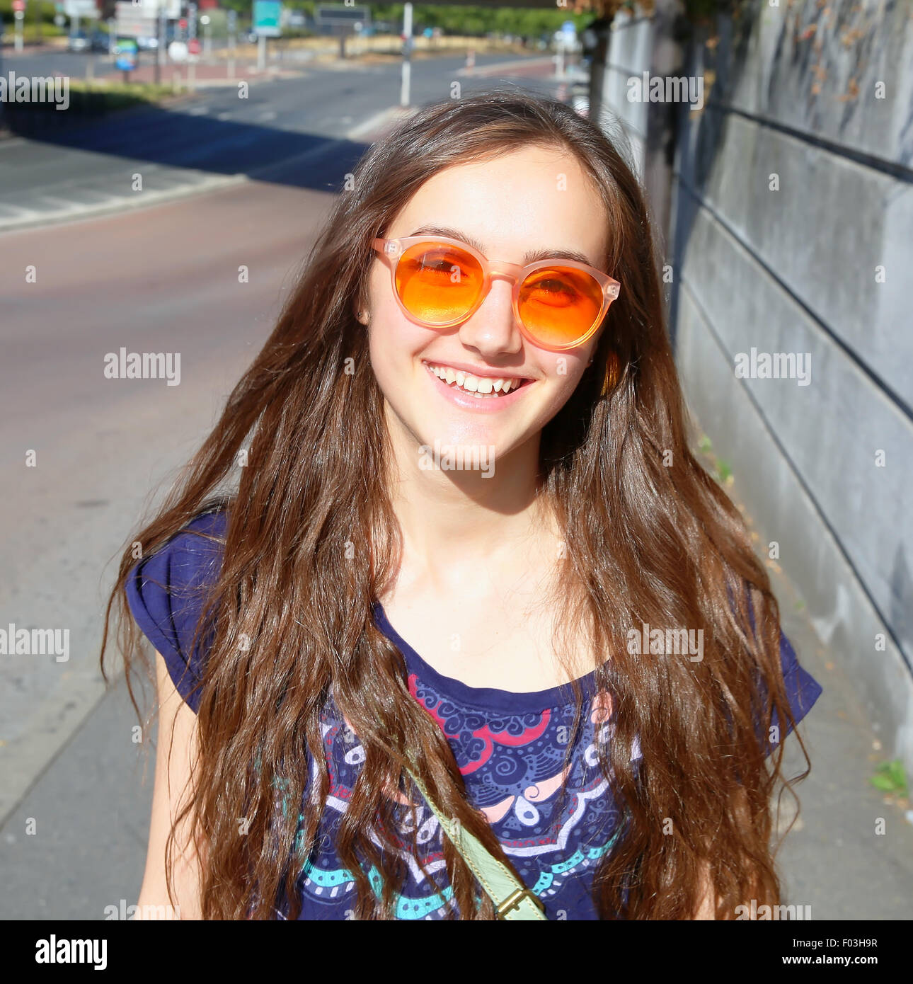 Beautiful student girl hi-res stock photography and images - Alamy