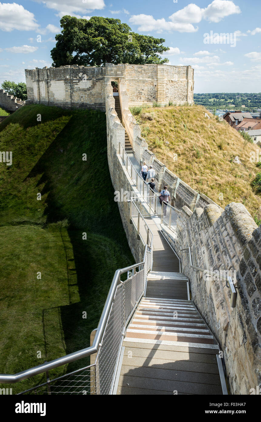 Lincoln castle lucy tower uk hi-res stock photography and images - Alamy
