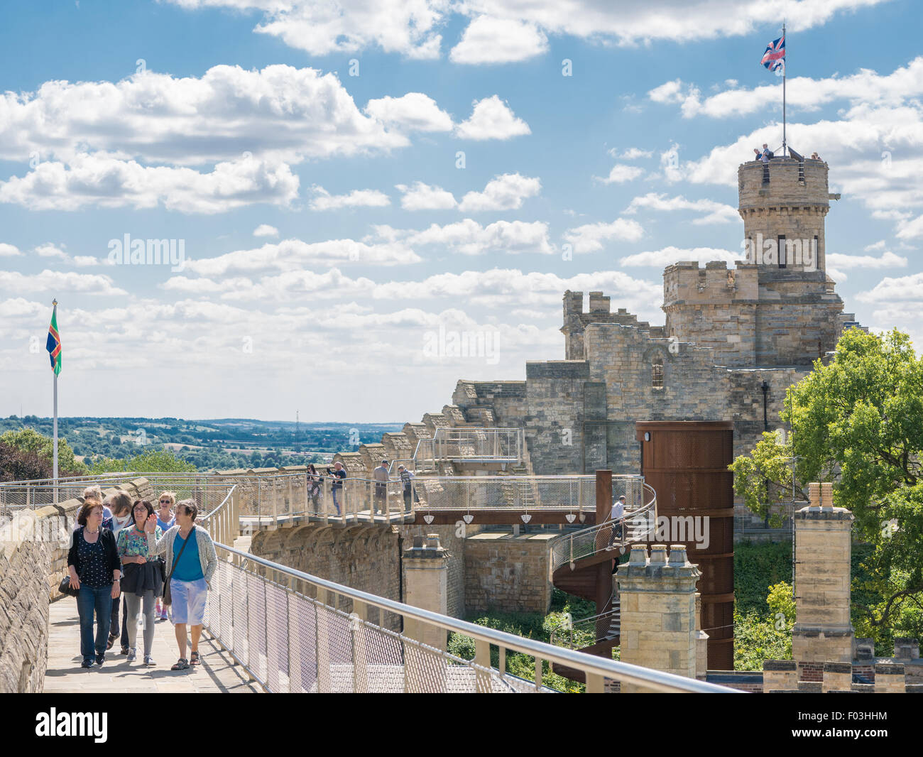 Lincoln castle, England Stock Photo - Alamy