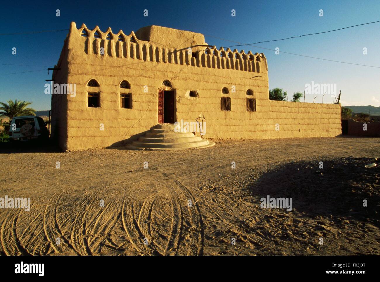 A traditional housing in Marib, Yemen Stock Photo - Alamy