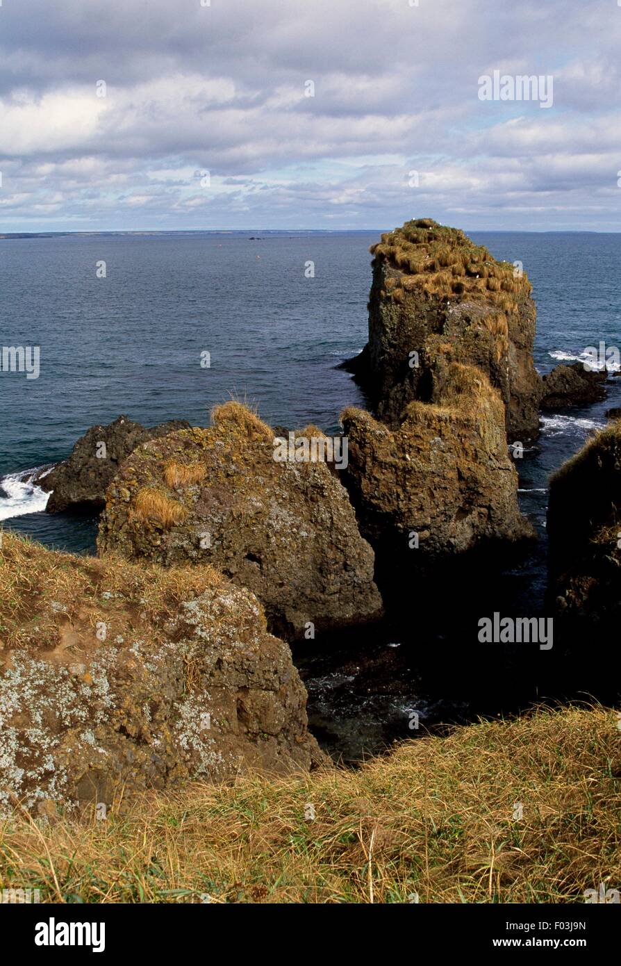 Rocks, Cape Kiritappu, Hokkaido, Japan Stock Photo - Alamy