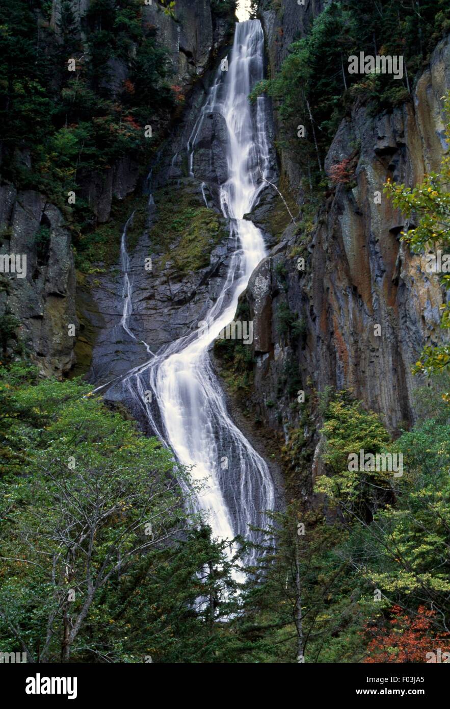 Ginga-no-taki Falls (Milky Way falls), near Sounkyo Onsen, Daisetsuzan ...