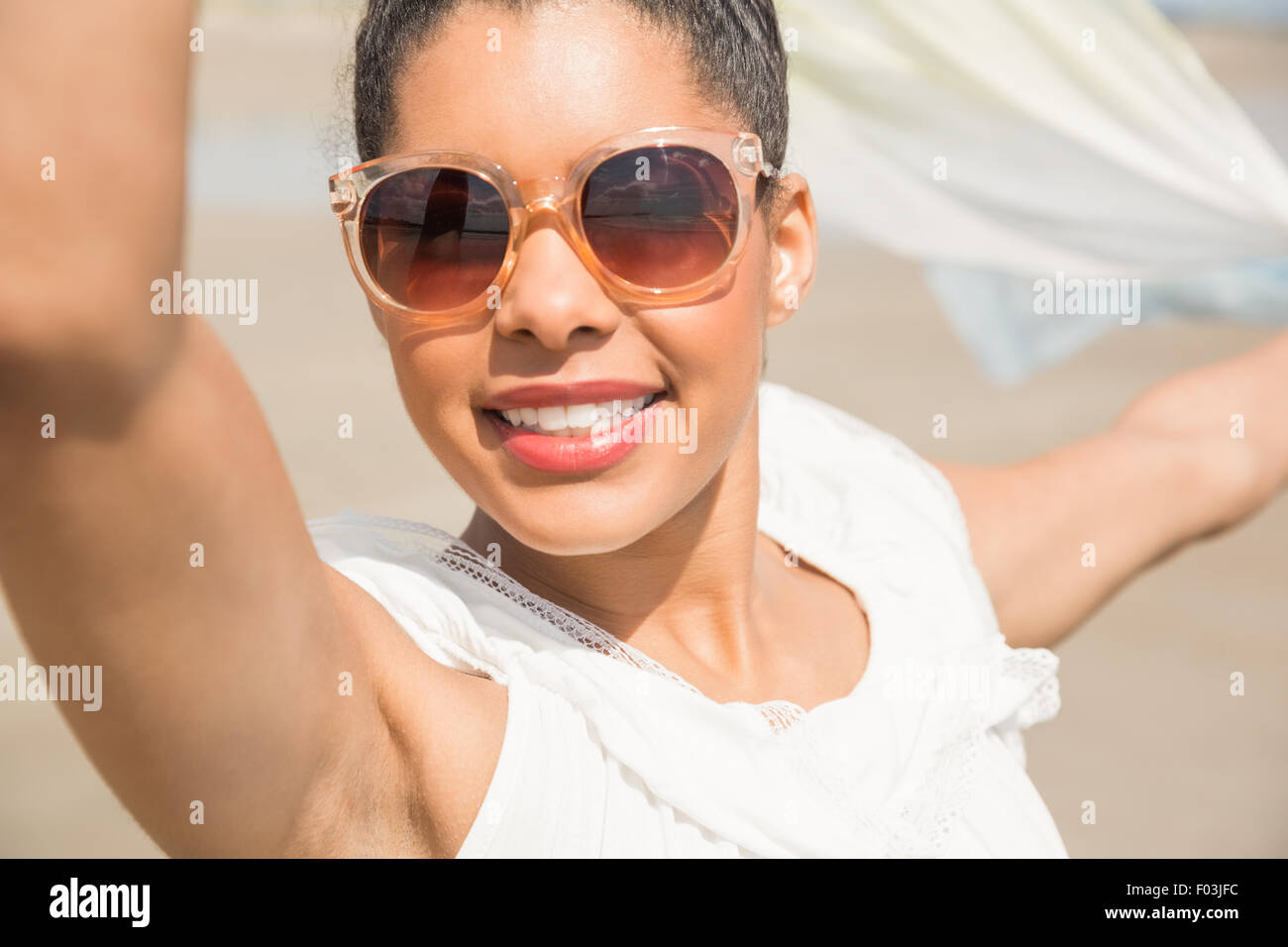 Stylish scarf hi-res stock photography and images - Alamy