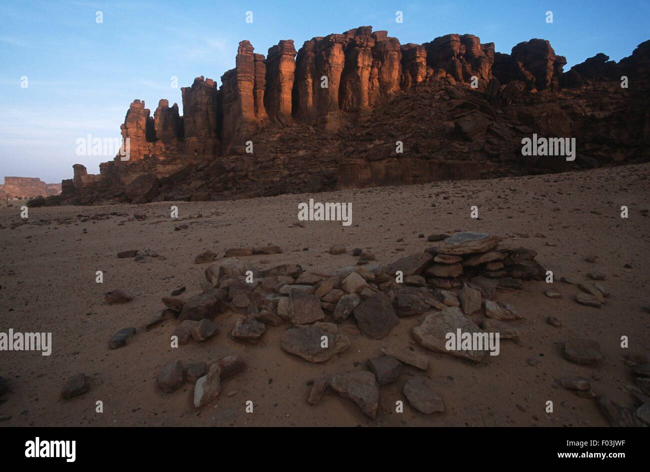 Republic of Chad, Ennedi Massif, between Guelta d'Archei and Bachikele ...
