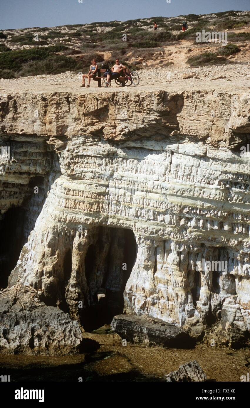 Cyprus, Greko crag, caves Stock Photo - Alamy