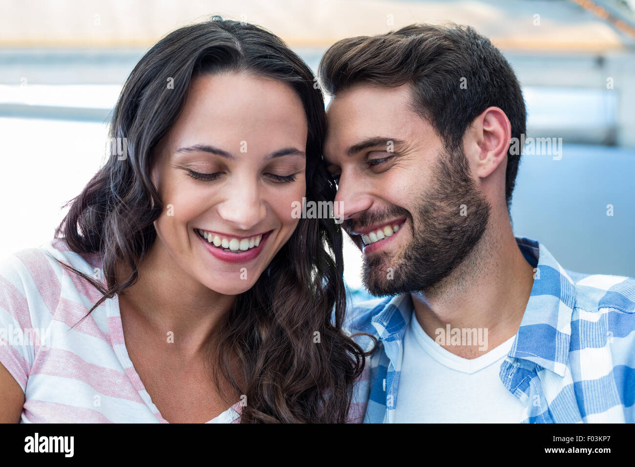 Young smiling couple restaurant hi-res stock photography and images - Alamy