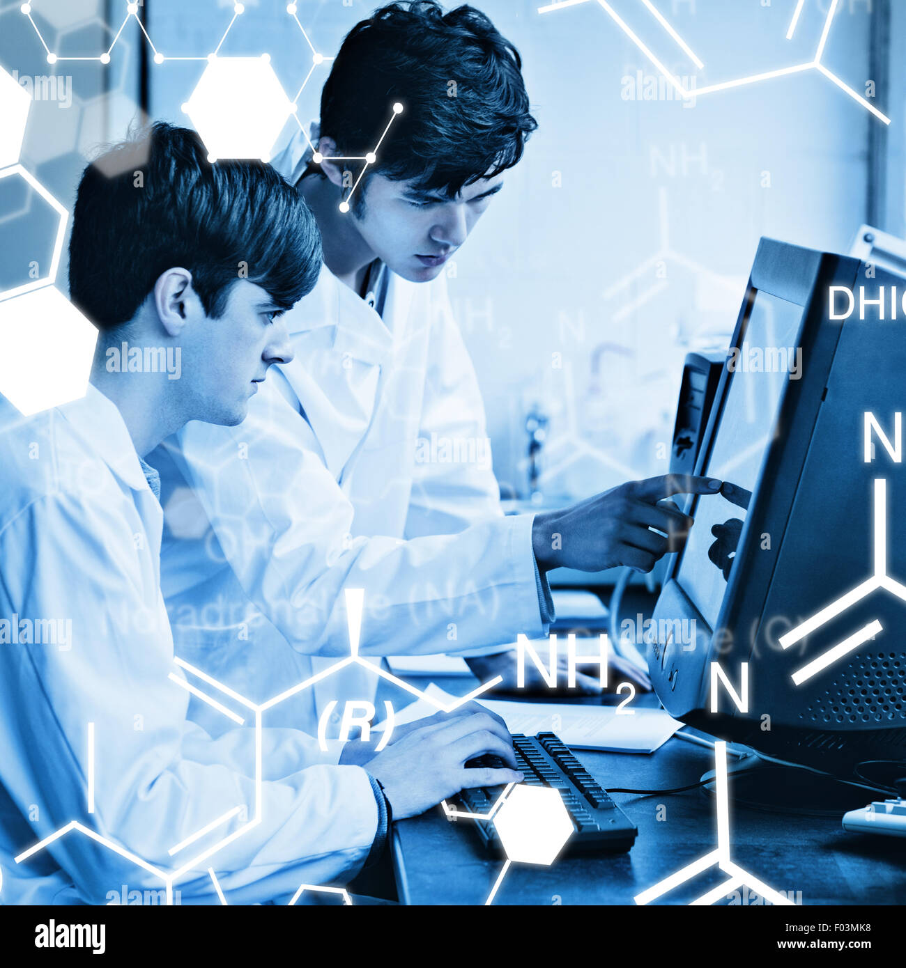 Science care together hi-res stock photography and images - Alamy