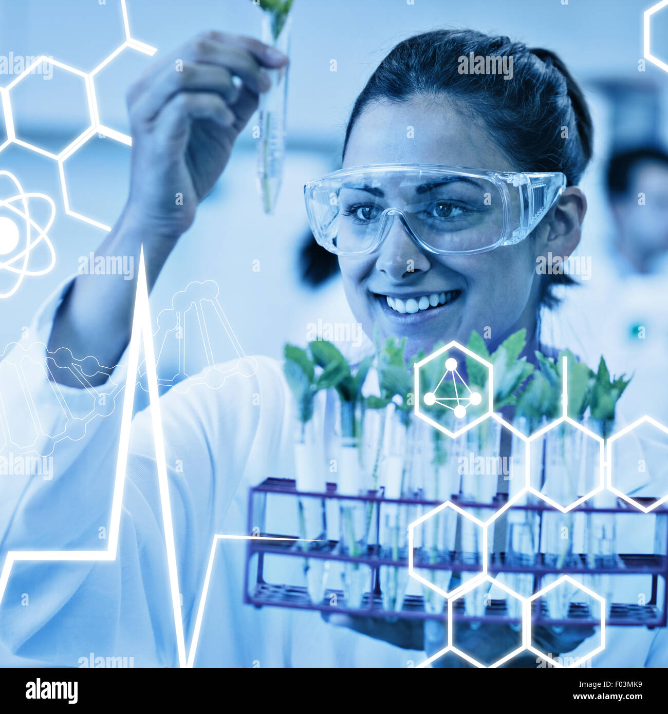 Science specialist studying test tube hi-res stock photography and ...