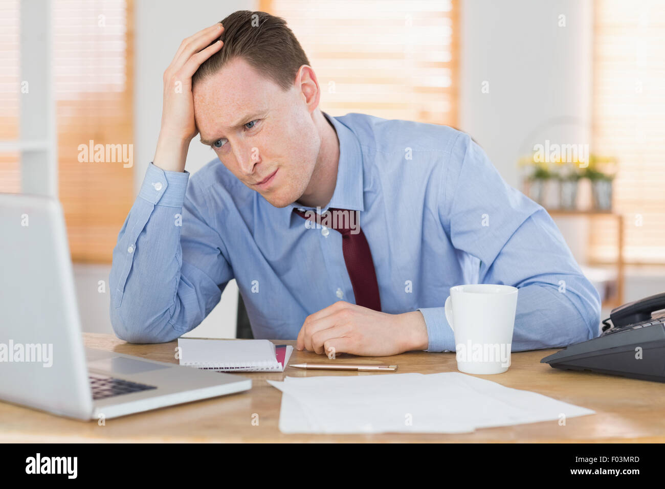 Stressed businessman hi-res stock photography and images - Alamy