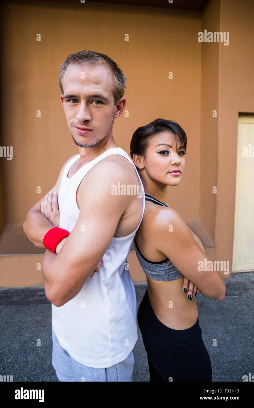 Serious couple running hi-res stock photography and images - Alamy