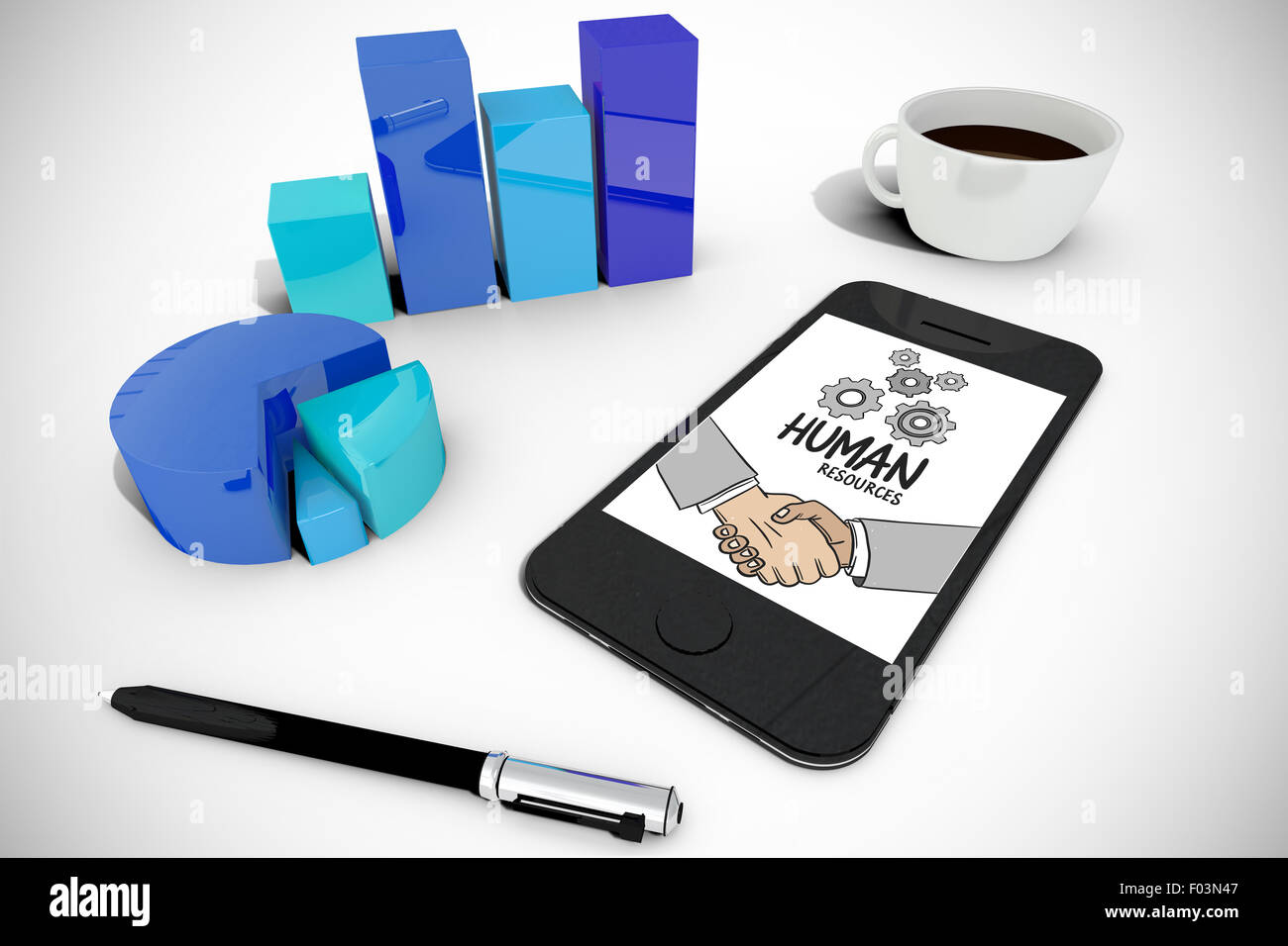 Composite image of human resources doodle Stock Photo - Alamy