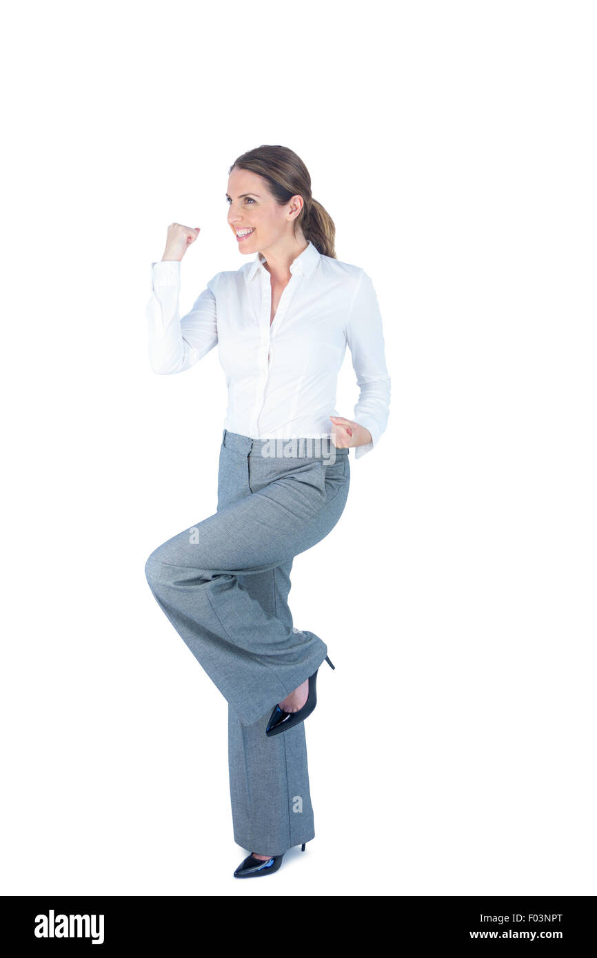Victory pose hi-res stock photography and images - Alamy