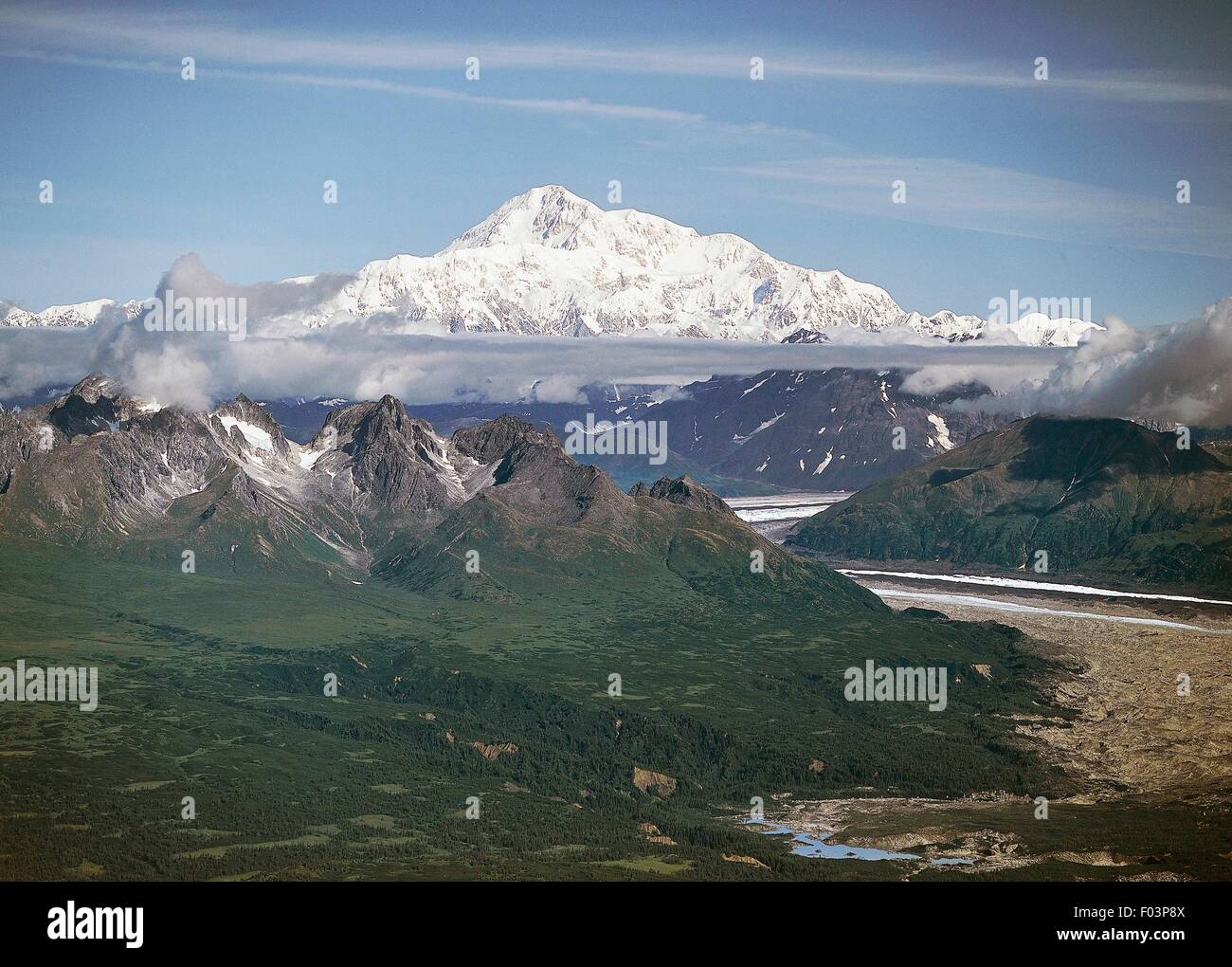 Mount McKinley (6194 meters), Denali National Park and Preserve, Alaska ...