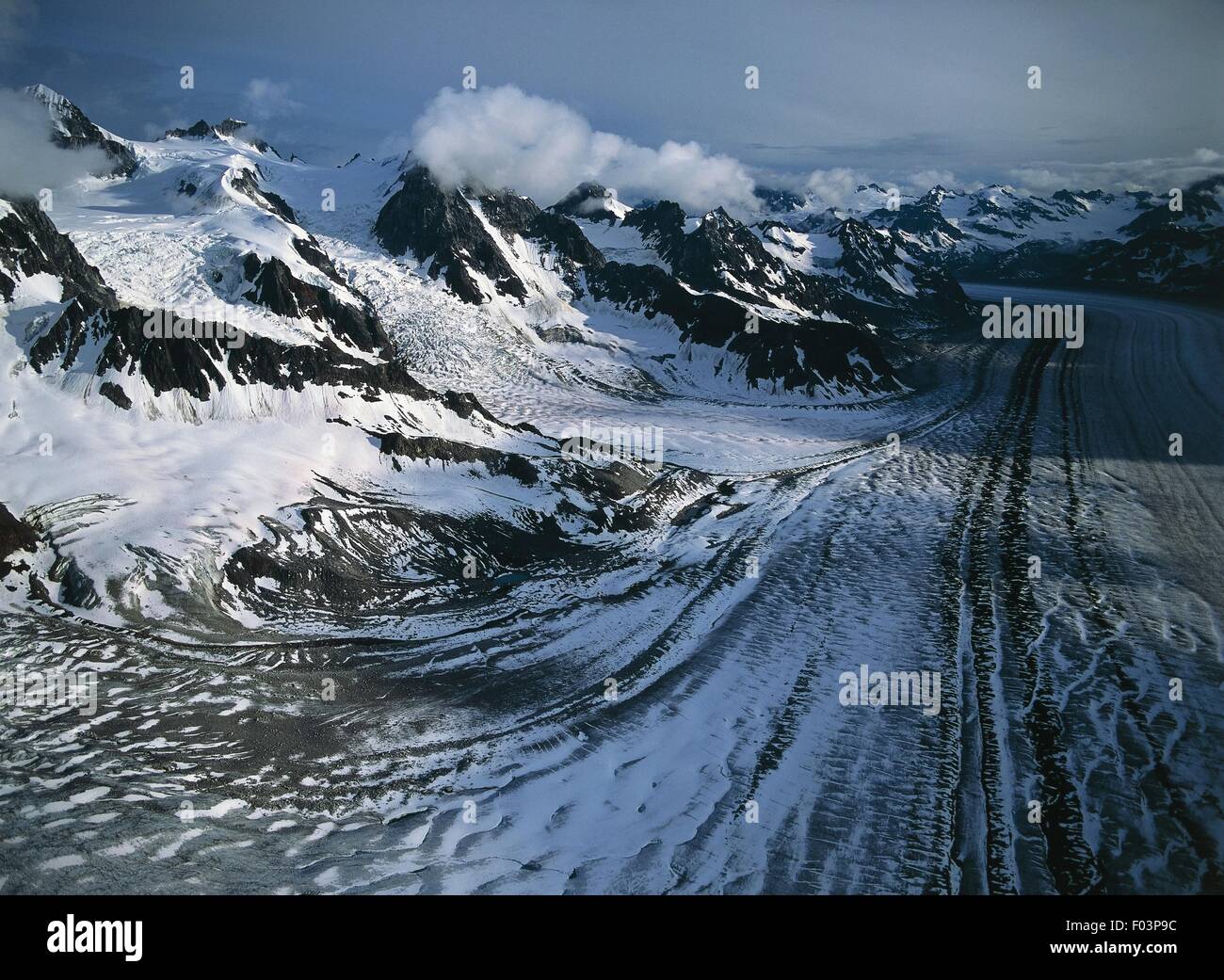 USA, Alaska, Denali National Park. Glacier Stock Photo - Alamy