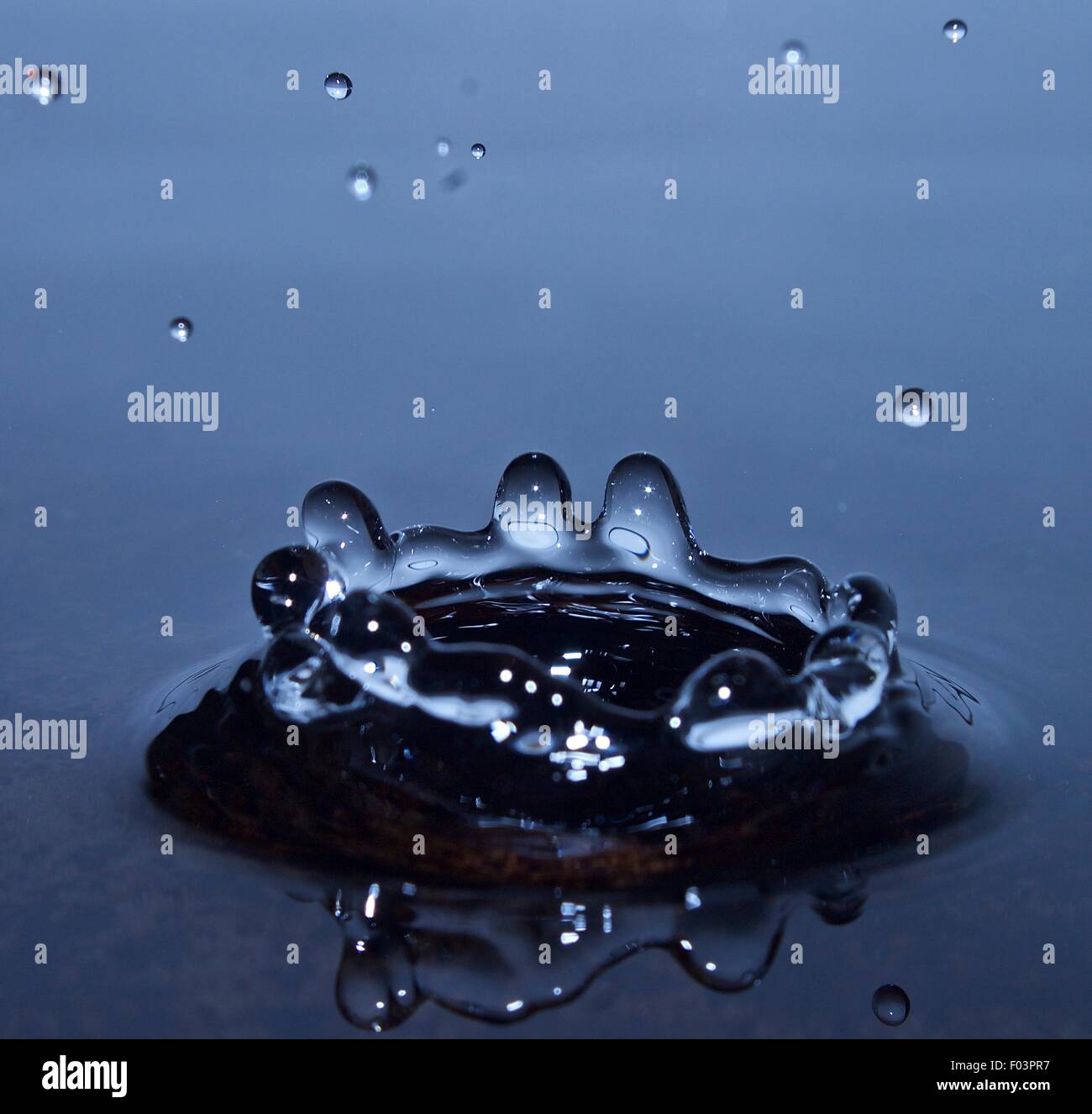 Water crown splash Stock Photo - Alamy