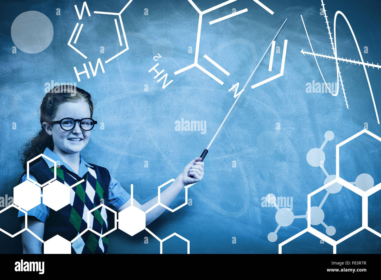 Composite image of science graphic Stock Photo - Alamy