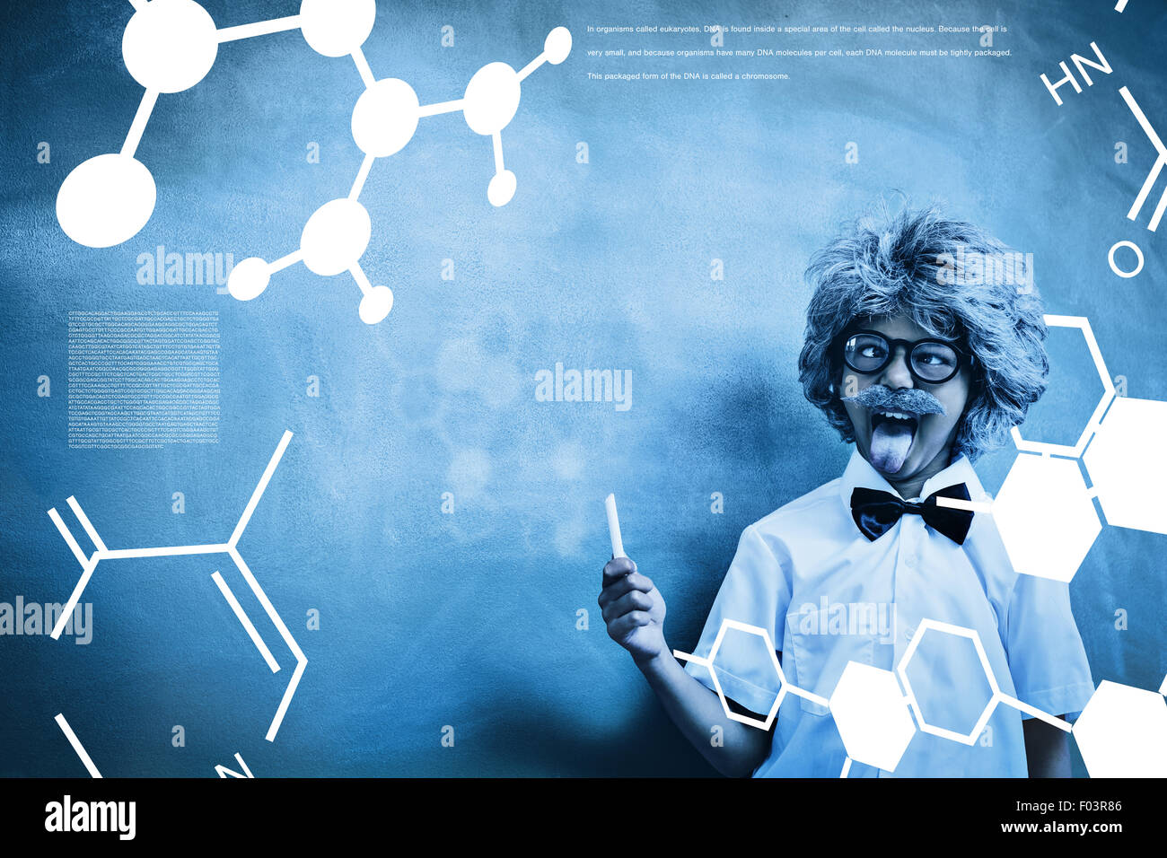 Composite image of science graphic Stock Photo - Alamy