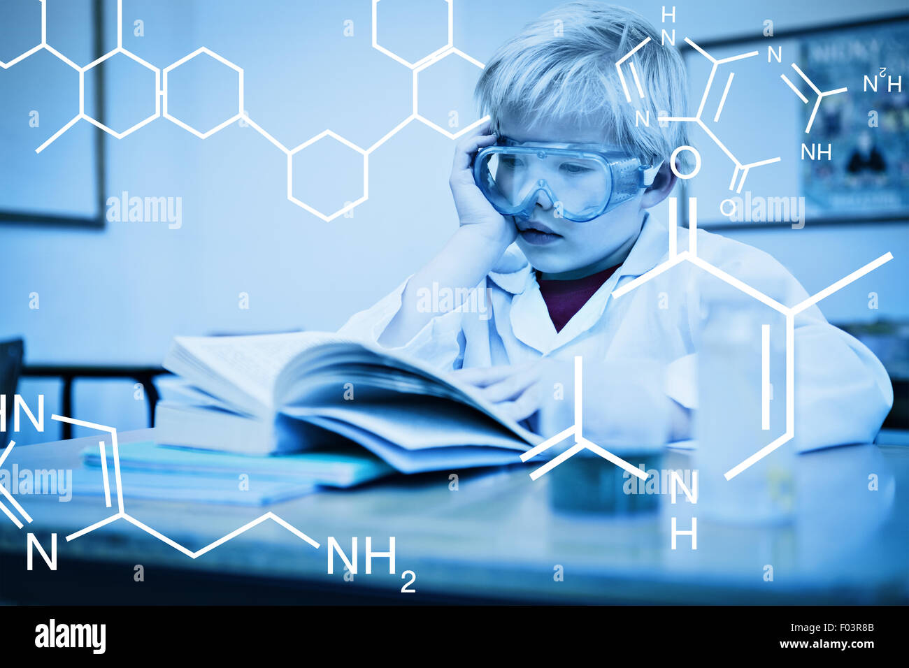 Child learning science reading hi-res stock photography and images - Alamy