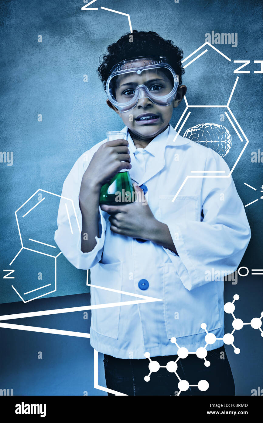 Child science coat hi-res stock photography and images - Alamy