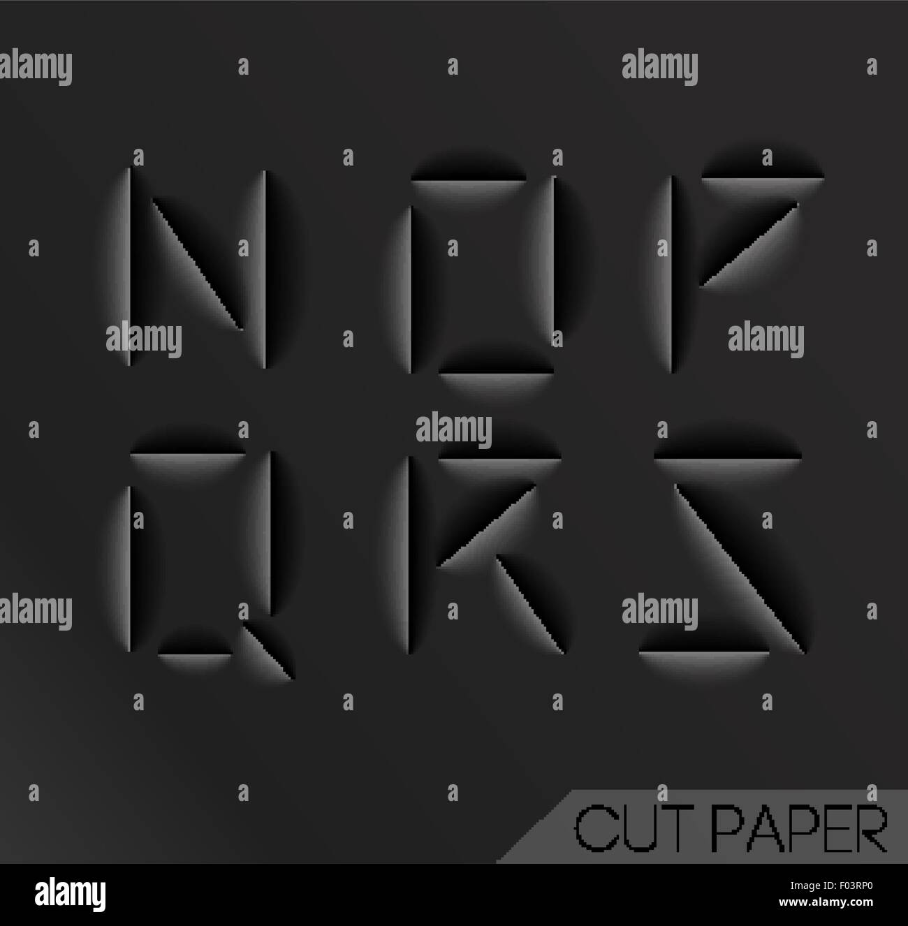 Alphabet of paper hi-res stock photography and images - Alamy