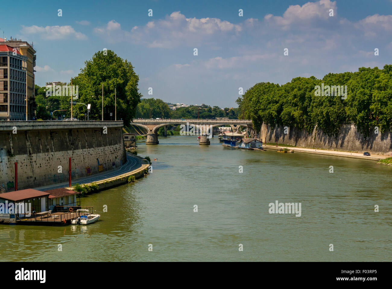 Ponte Regina Margherita. Bridge over the river Tiber Stock Photo - Alamy