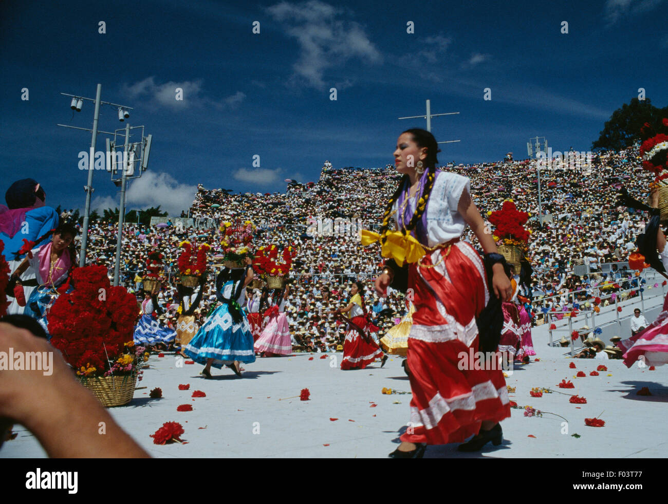 Women in traditional costumes during the celebrations at the ...