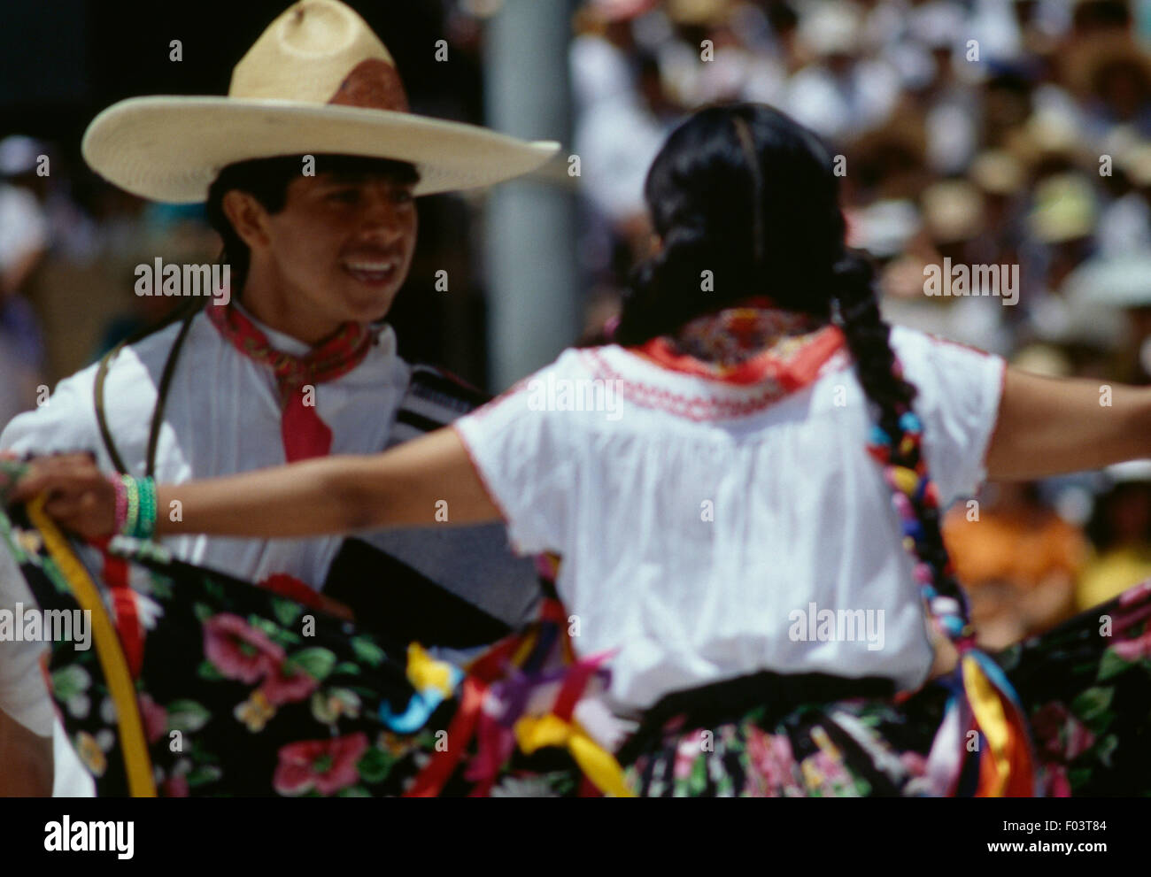 Dancers in traditional costumes during the celebrations at the ...
