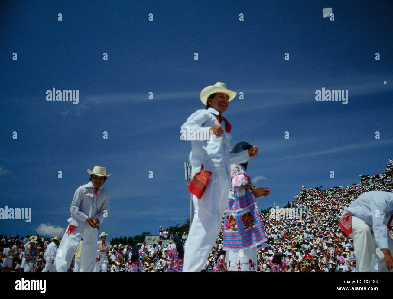 Dancers in traditional costumes during the celebrations at the ...