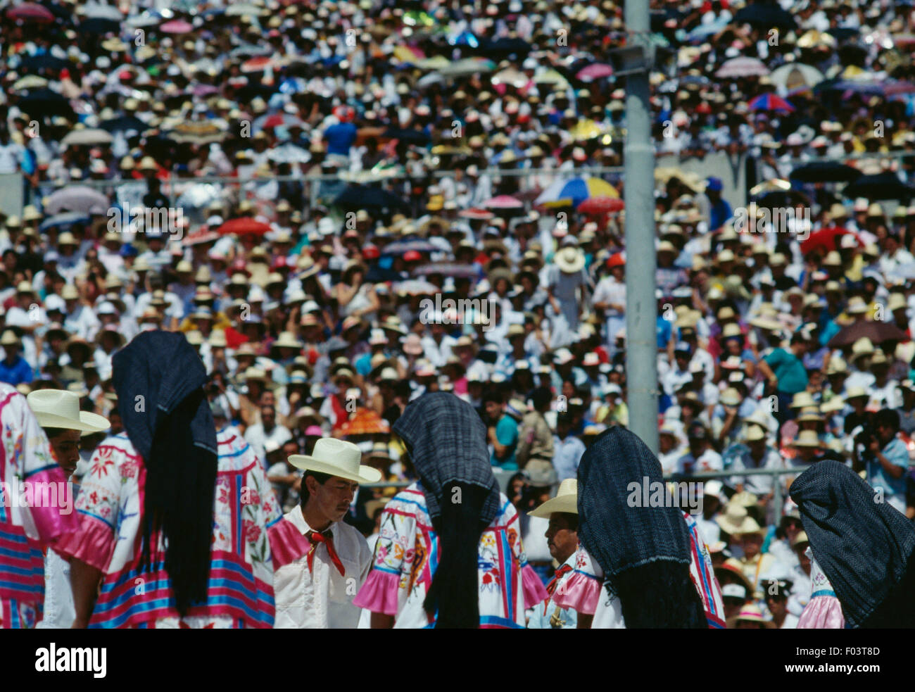 Dancers in traditional costumes during the celebrations at the ...