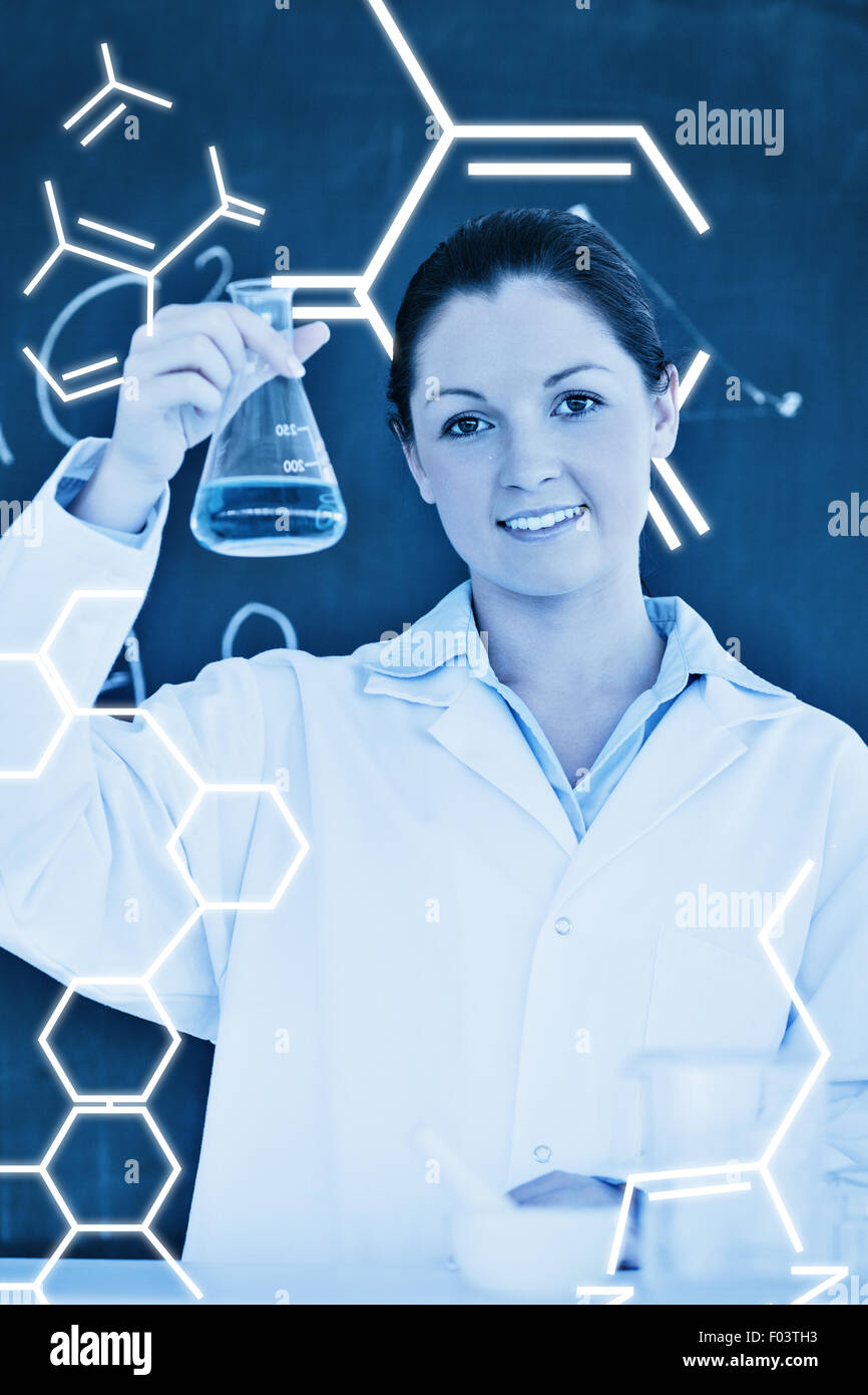 Composite image of science graphic Stock Photo - Alamy