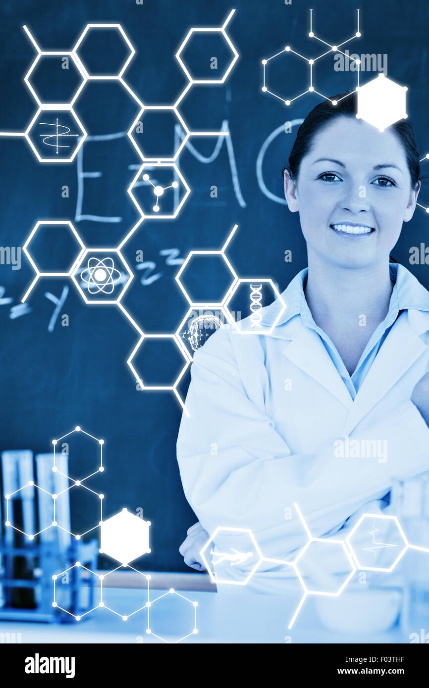 University chalkboard science math hi-res stock photography and images ...