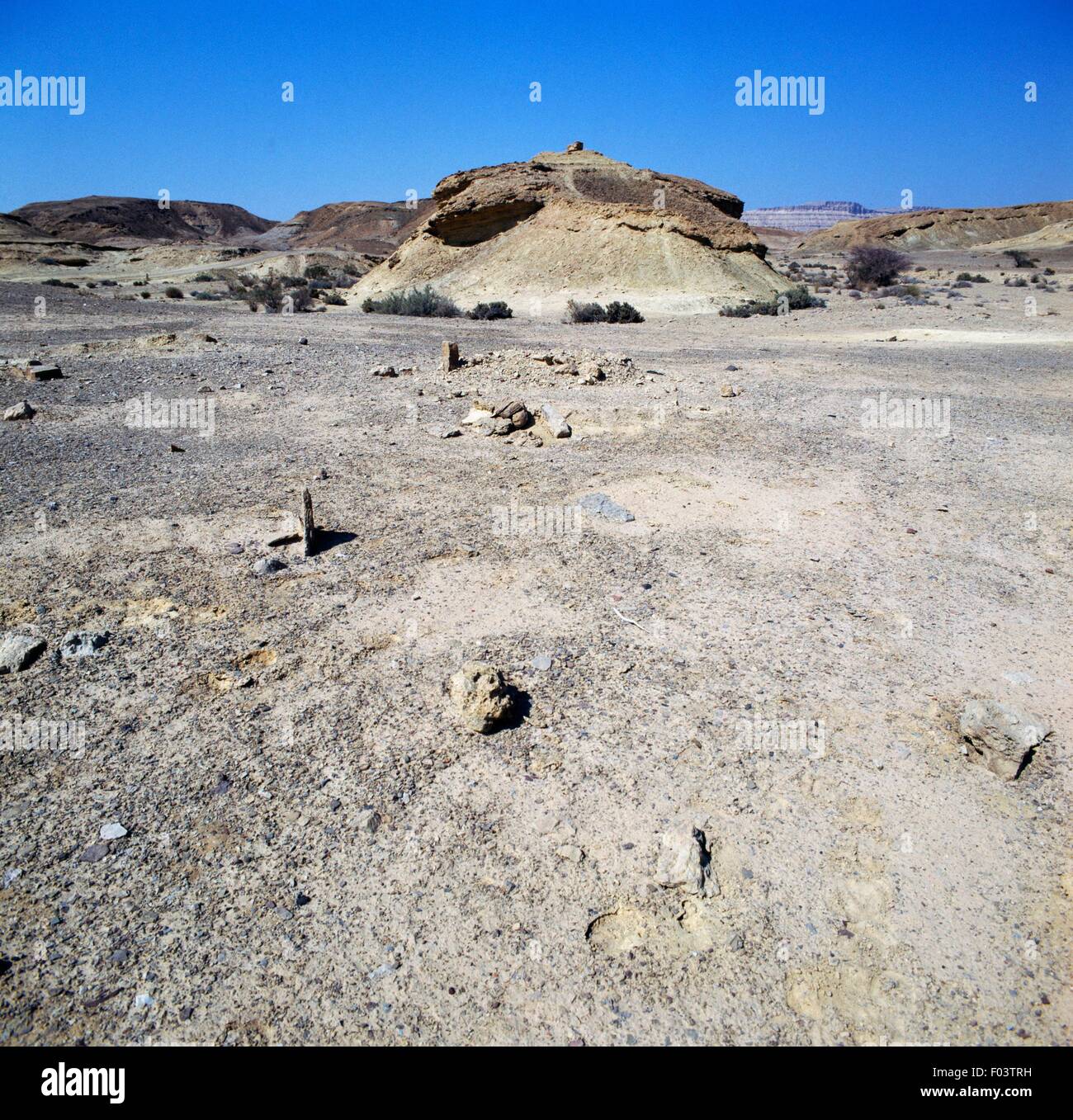 The surroundings of Ein Saharonim, Makhtesh Ramon or the Ramon Crater ...