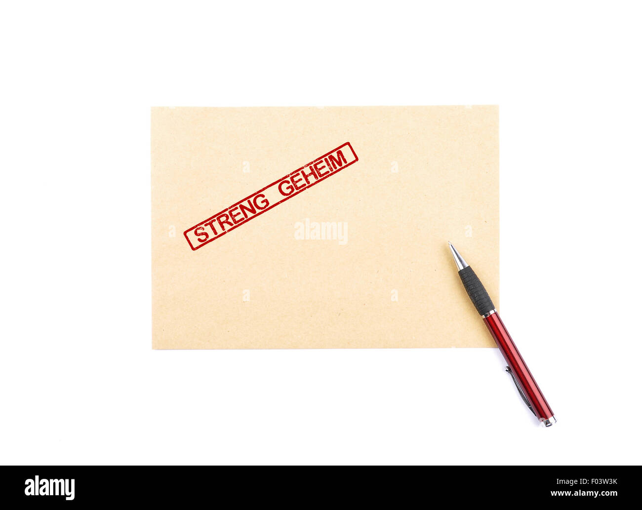 Top secret letter Stock Photo - Alamy