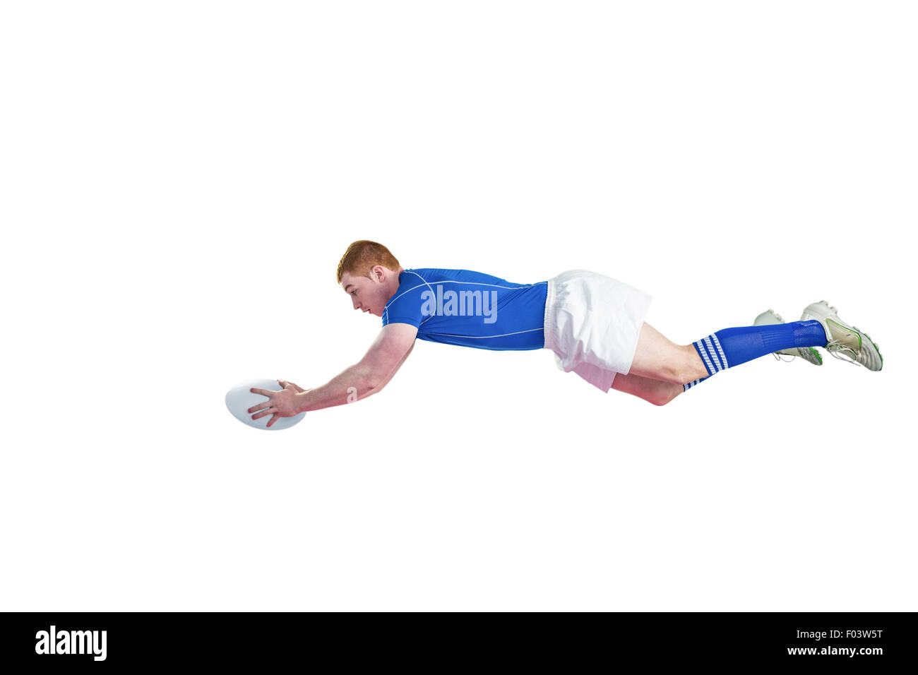 A rugby player scoring a try Stock Photo - Alamy