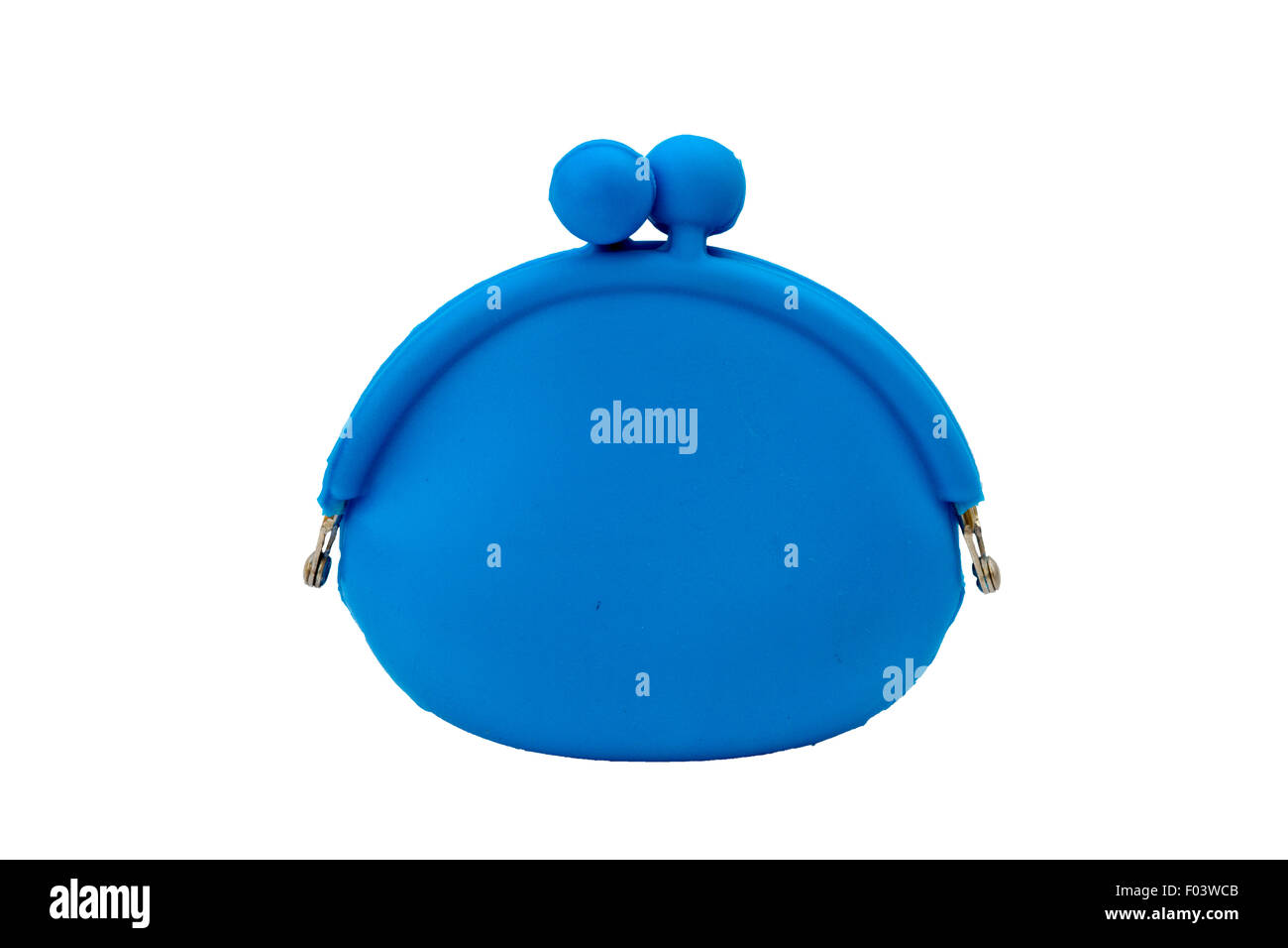 Blue rubber bag isolated on white back with clipping path Stock Photo ...