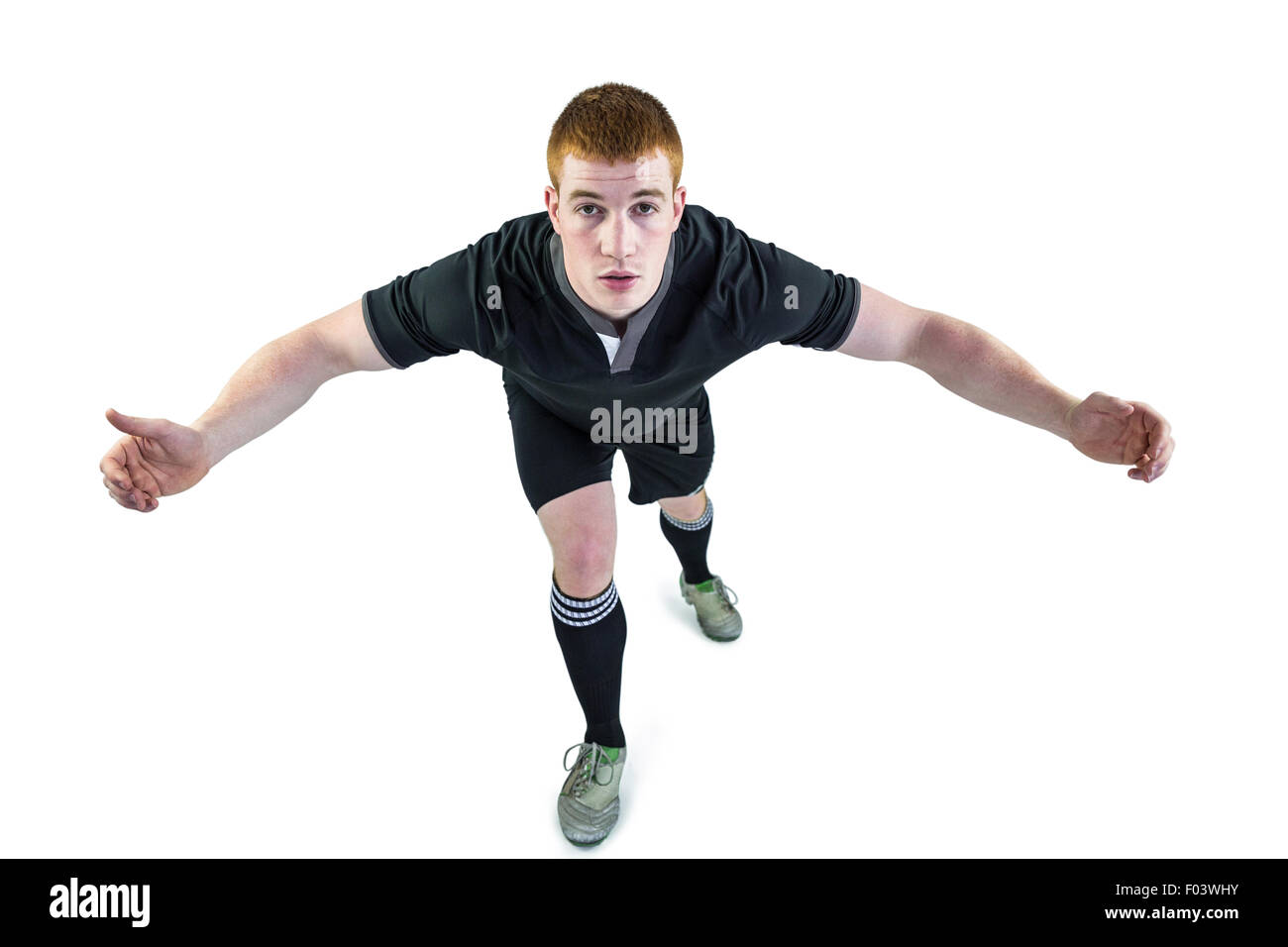 Rugby player tackling opponent Cut Out Stock Images & Pictures - Alamy